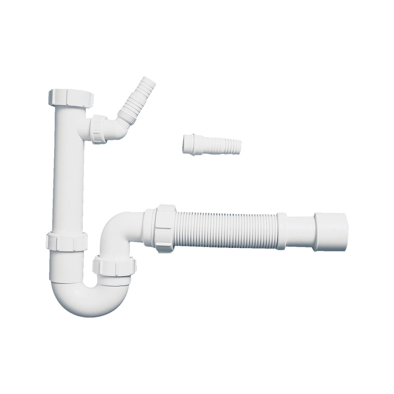 Buy Universal drain trap for sinks, flexible outlet online