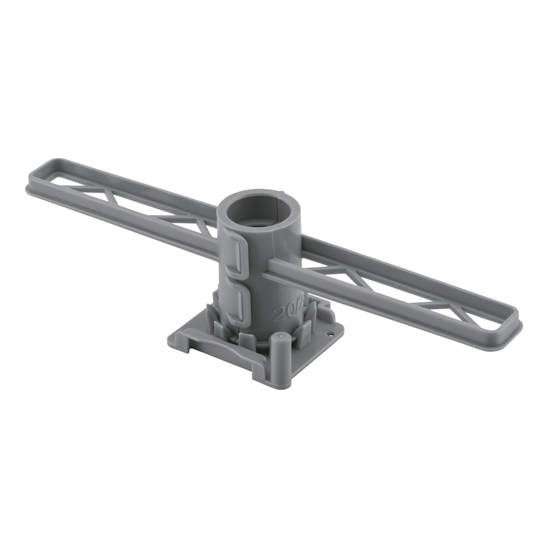 End and transition points, with wings, f. concrete