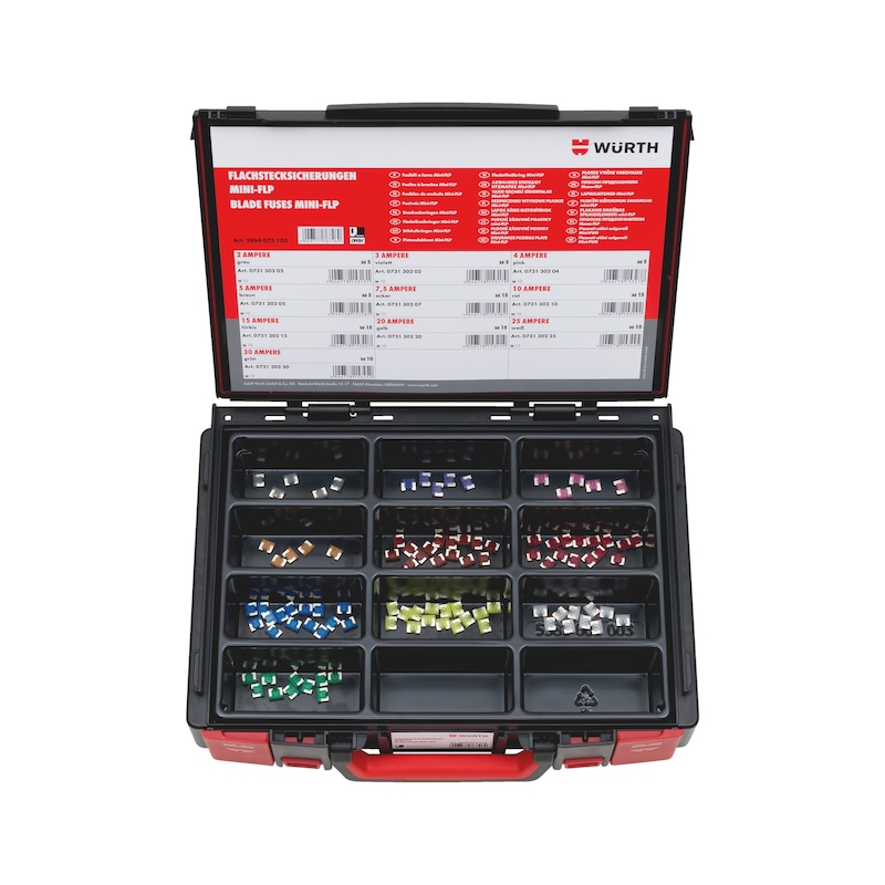 Assortimento di fusibili a lamelle MINI Sysko | Würth