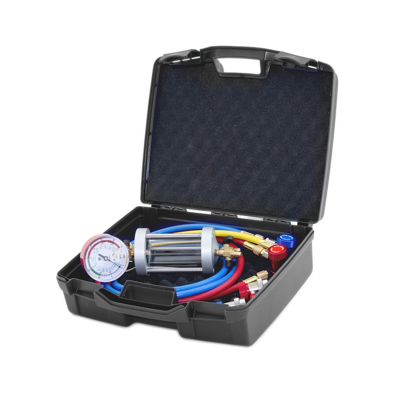 Kit de test pour clim auto - réfrigérants R134a et R1234yf | WURTH