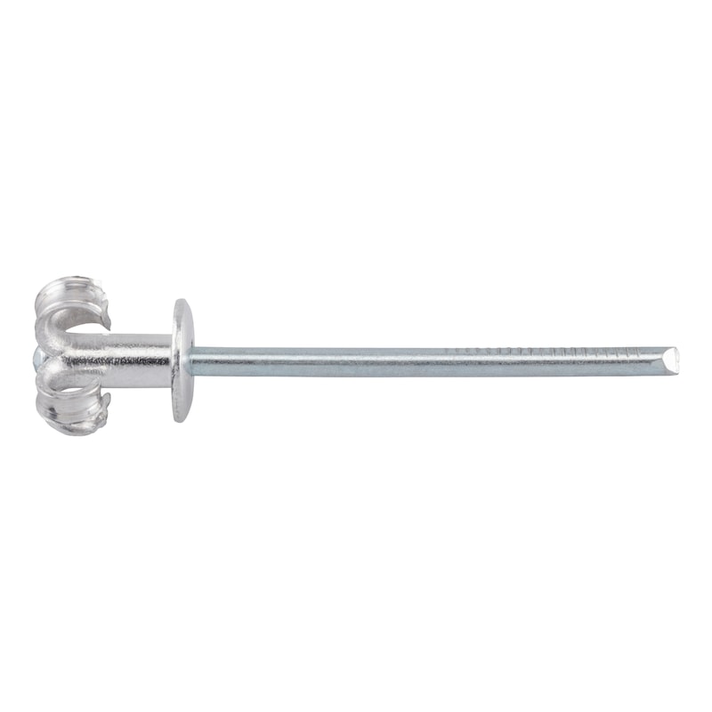 Buy Peeled rivet big dome head alu/steel zinc plated online | WÜRTH