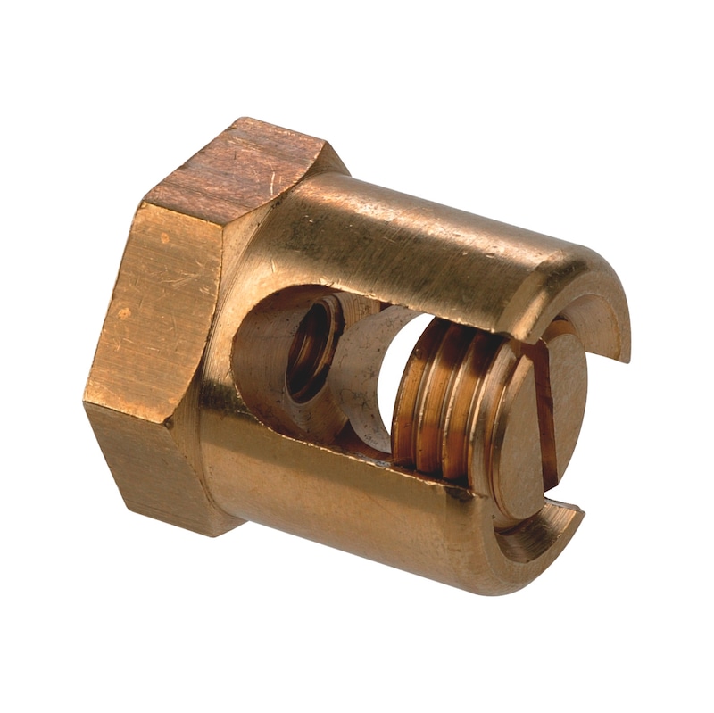 Cosse serre-fils laiton pour serrage câble cuivre nu | WURTH