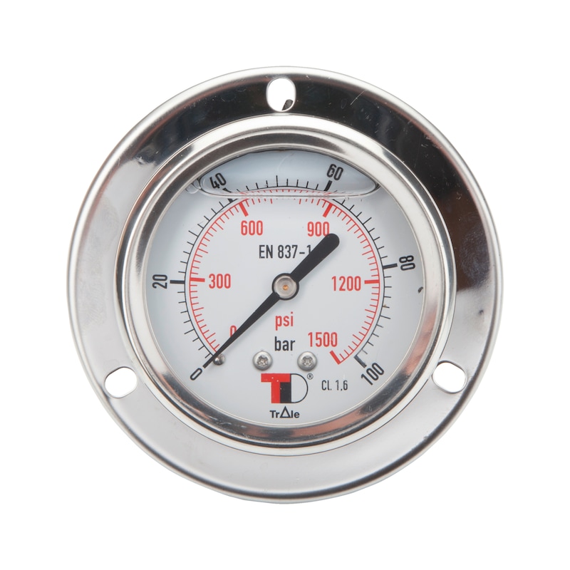 Hydraulic Manometer, rear connect, BSP male from eShop