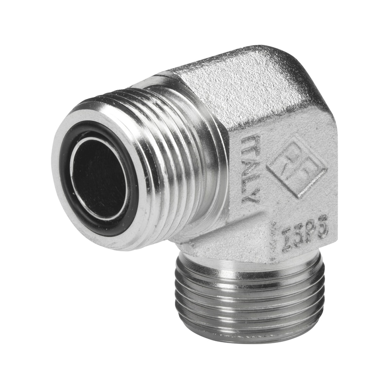 ORFS adjustable 90° elbow nipple. male/male thread från eShopen