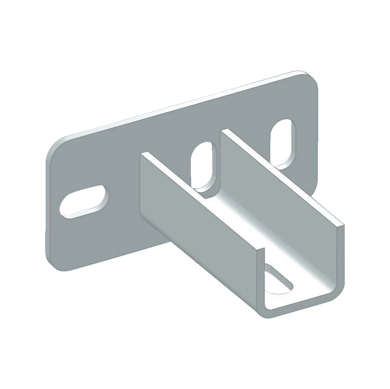 Acheter Pied de rail horizontal acier zingué Varifix