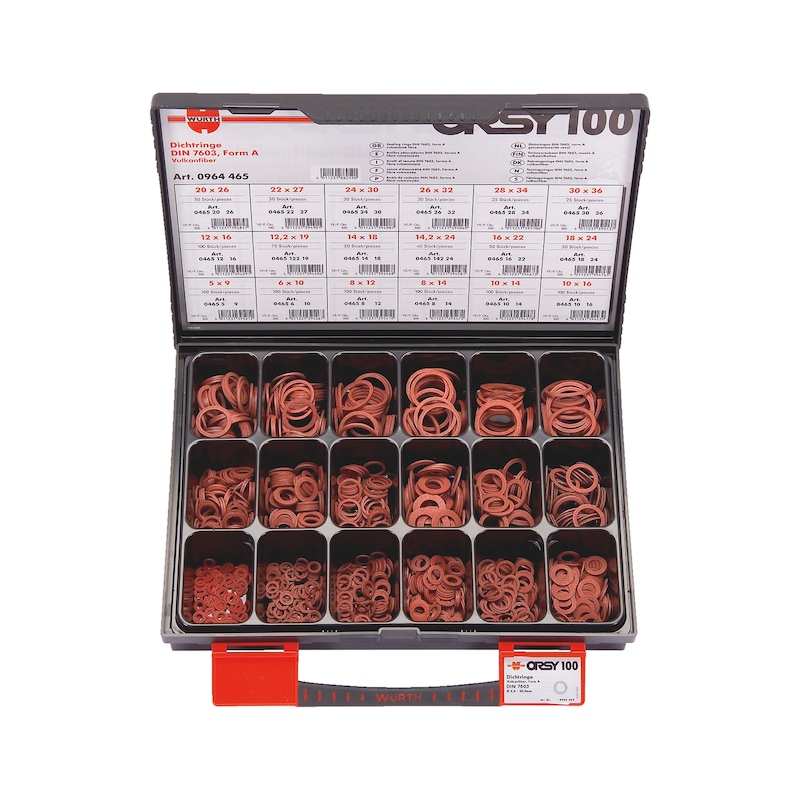 Buy DIN 7603, vulcanised fibre, 1,170 pieces online
