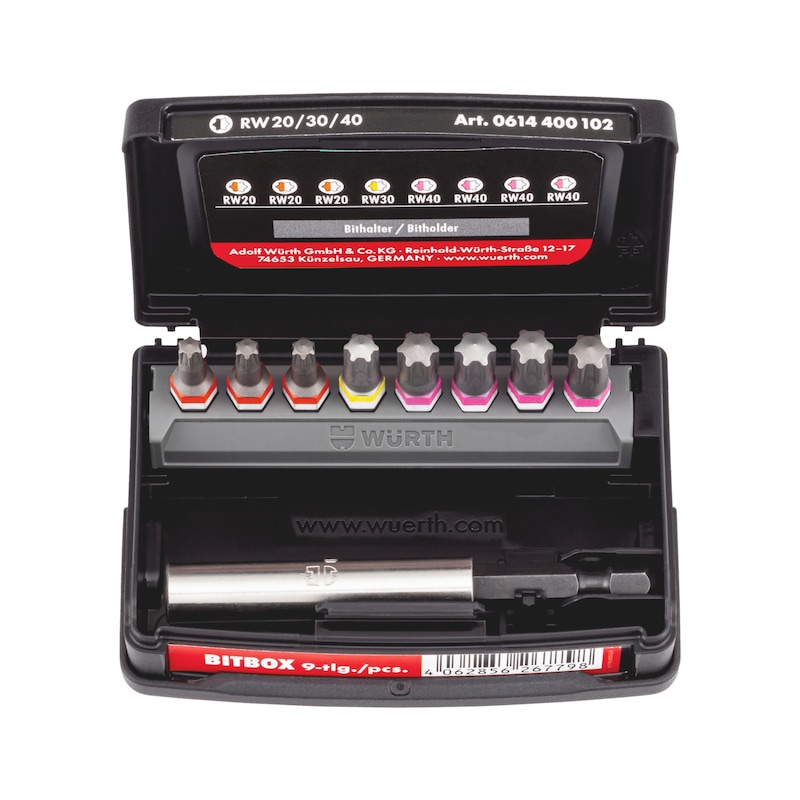 Buy Bit box RW C 6.3 (1/4) w bit holder set 2, 9 pcs. online
