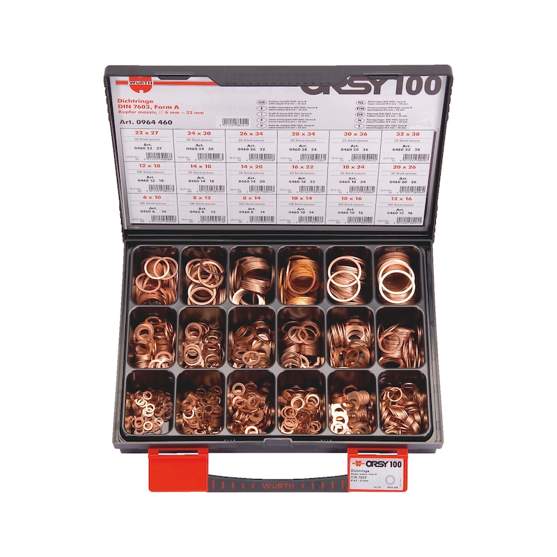 Buy DIN 7603, copper, 1140 pcs. online