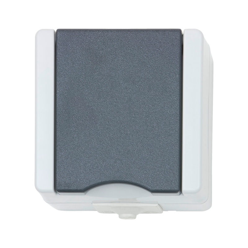 Socket, surface-mounted, wet room