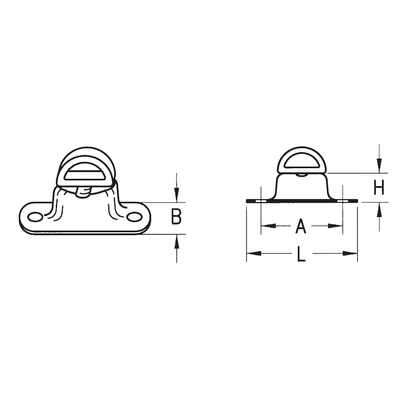 Buy Turn-lock fastener for 22.5 x 13.5 mm oval eyelets (088024412) | WÜRTH