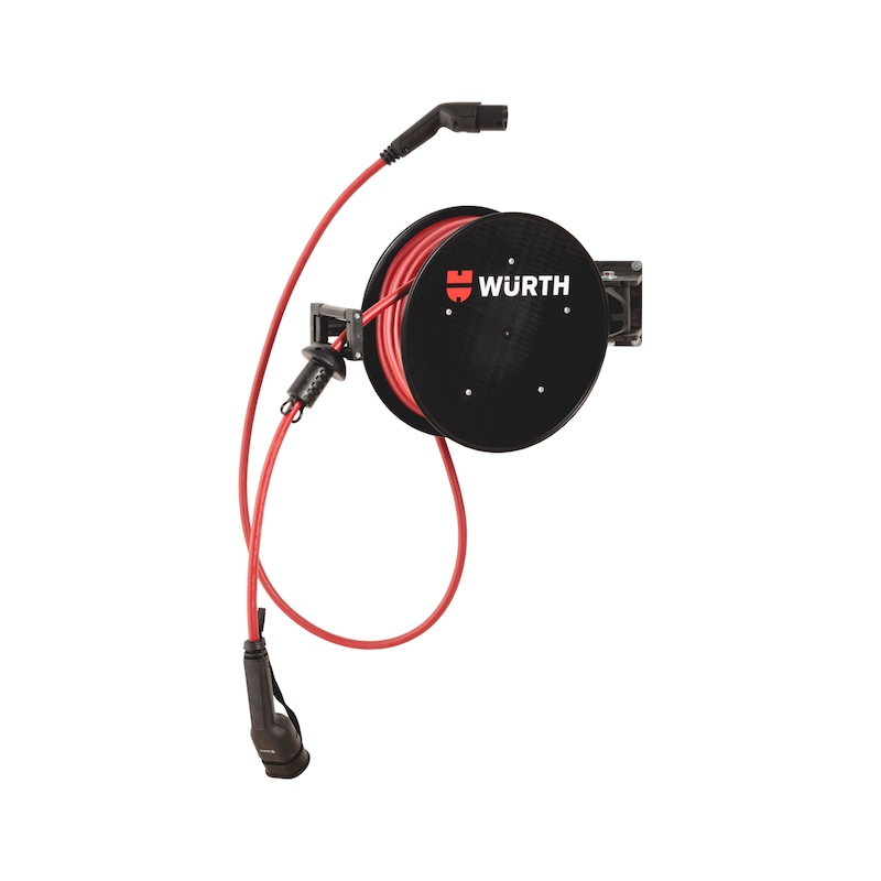 Ladekabel mit Aufroller f. Elektrofzg Mode 3 Typ 2 online kaufen | Würth AG