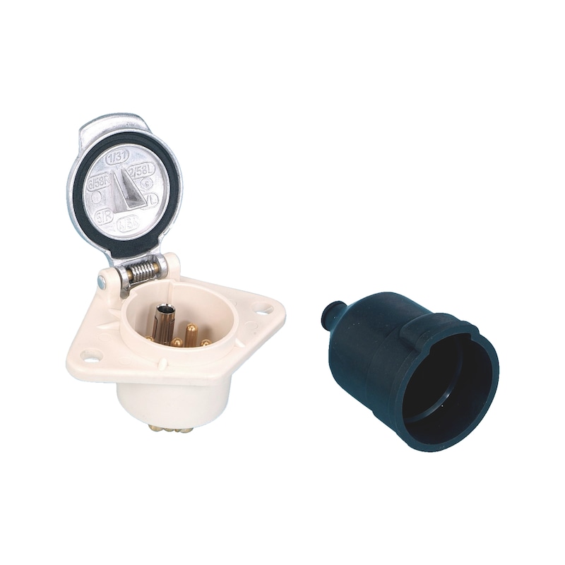 Buy 7-pin socket 24V (0555506412) | WÜRTH