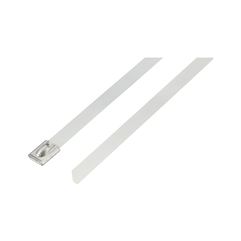 Buy Cable tie KBL INOX made of stainless steel AISI 304 V2A with ball ...