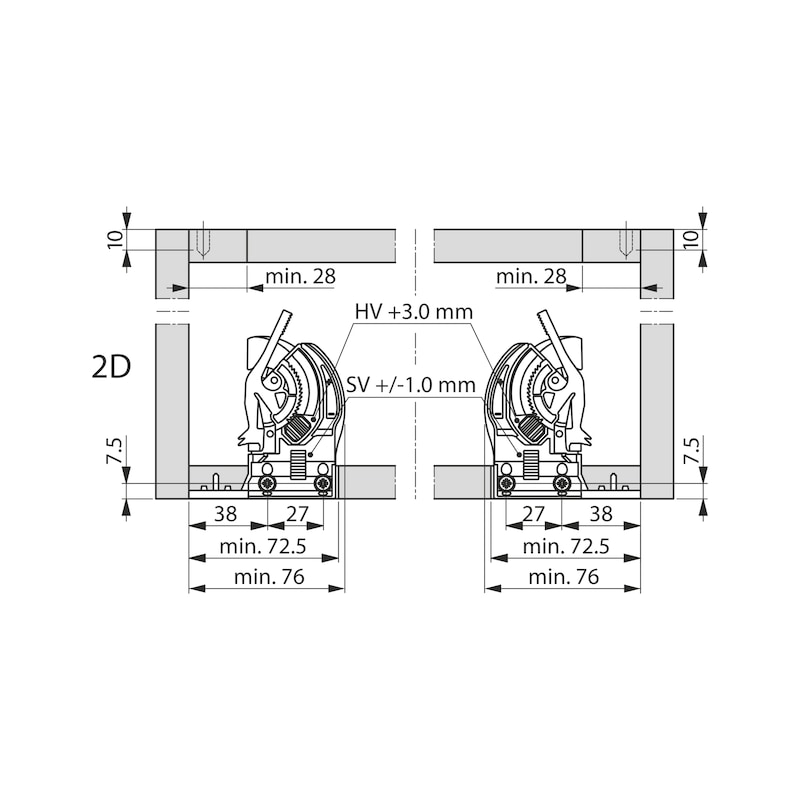 Vollauszug Dynaneo Soft-close EB21 online kaufen | WÜRTH