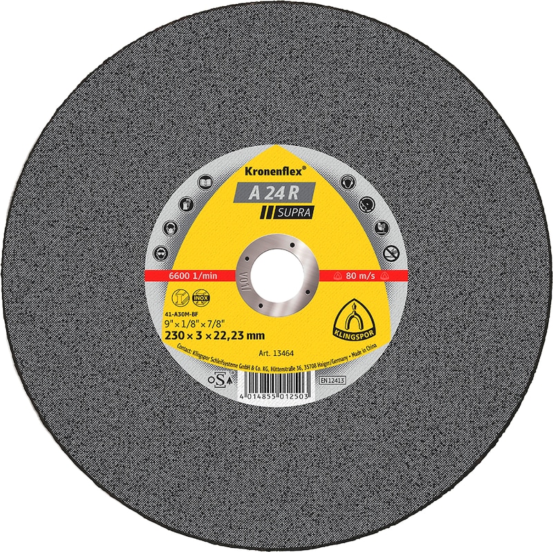 Schruppscheibe für Stahl Klingspor A 24 R Supra online kaufen
