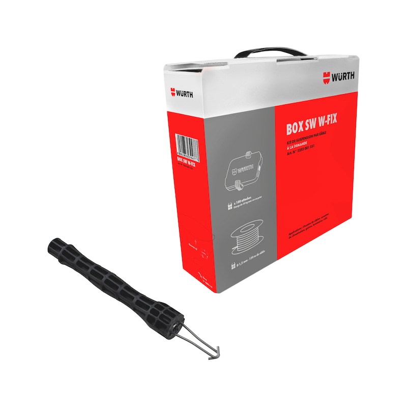 Kit de suspension par câble SW W-FIX et crochets sans cheville - 101 ...