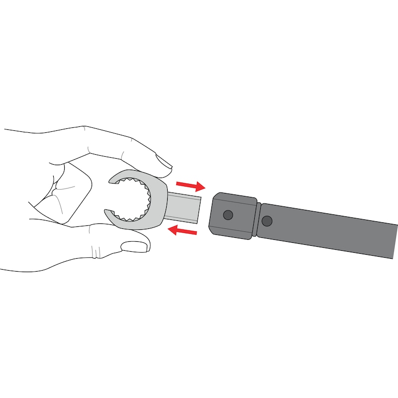 Clé dynamométrique à embout interchangeable 14x18 mm | WURTH