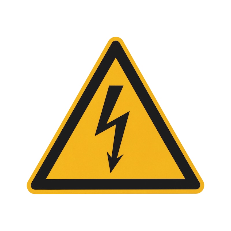 Buy Warning sign-hazardous electrical voltage online