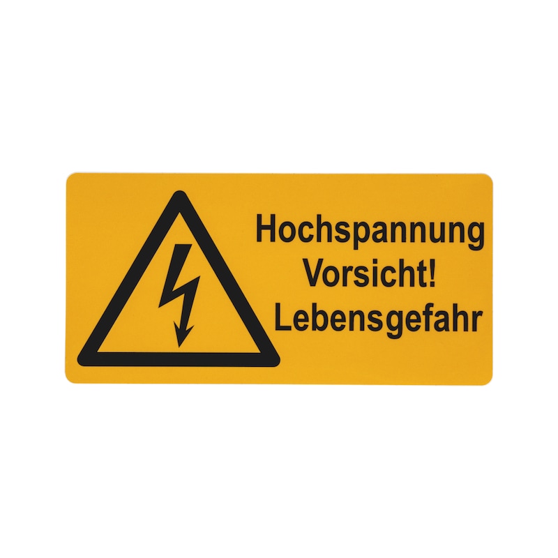 Buy Warning sign-High voltage, danger to life online