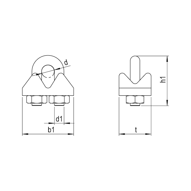 Buy DIN 741 steel zinc plated online