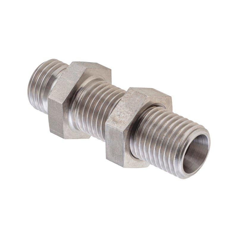 Buy Straight bulkhead fitting, stainless steel online