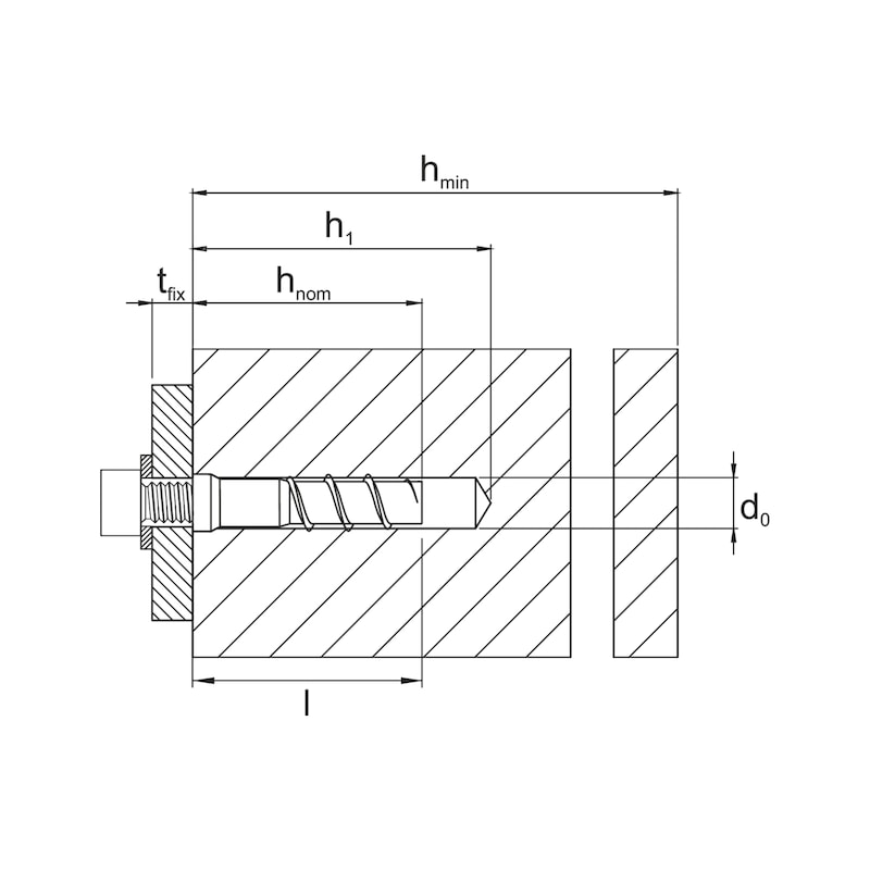 Buy Internal thread concrete screw anchor W-BS-I MULTI online | WÜRTH
