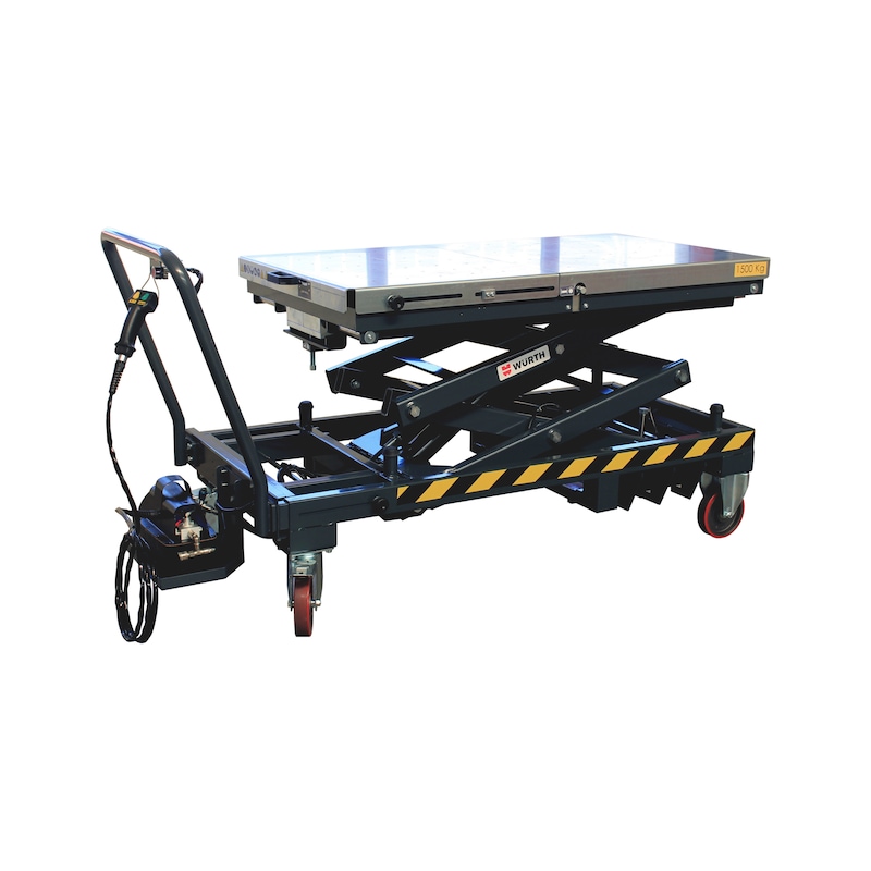 Buy Mobile battery lifting table trolley 1,500 KG online | WÜRTH