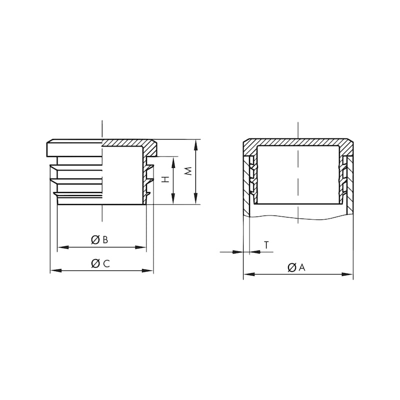 Buy Push-in plug GPN 320 GL online | WÜRTH