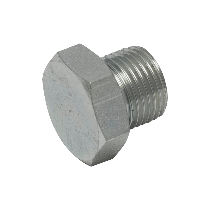 Afdichtplug, buitendraad, metrisch
