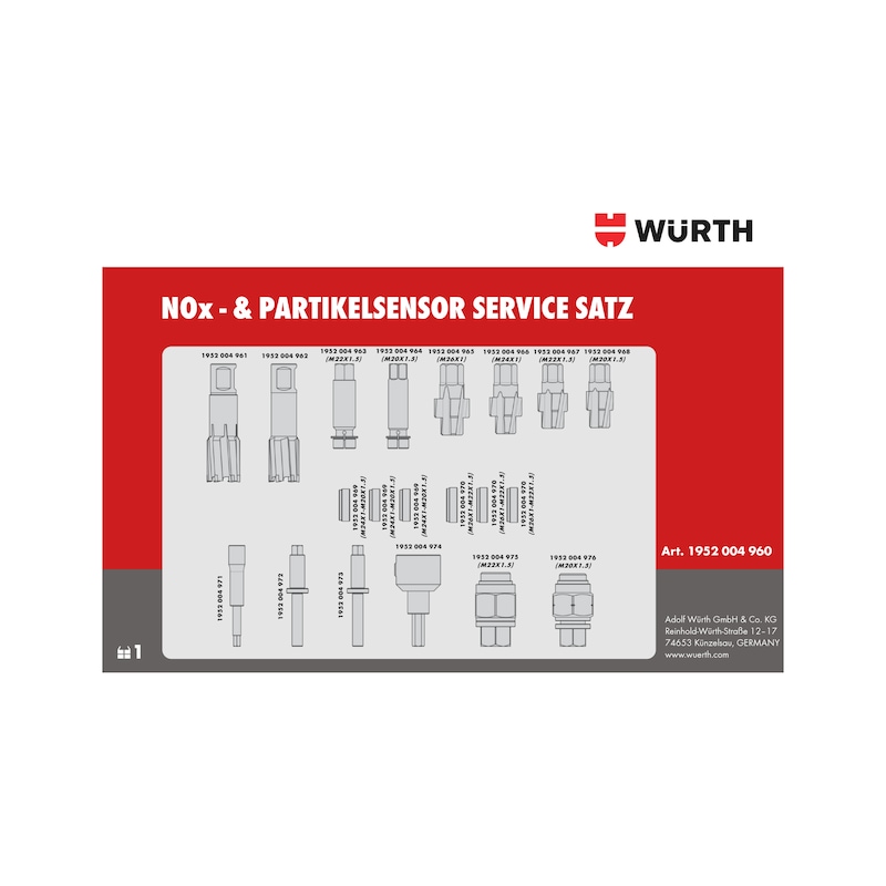 NOX- und Partikel-Sensor Servicesatz online kaufen | WÜRTH