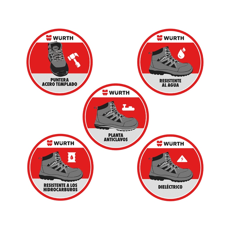 Comprar Calzado de seguridad caña media PRO NCh772