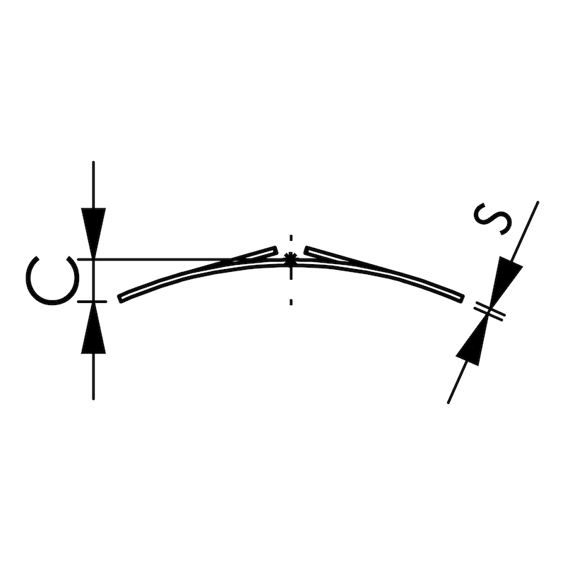 Buy Curved spring steel nut online