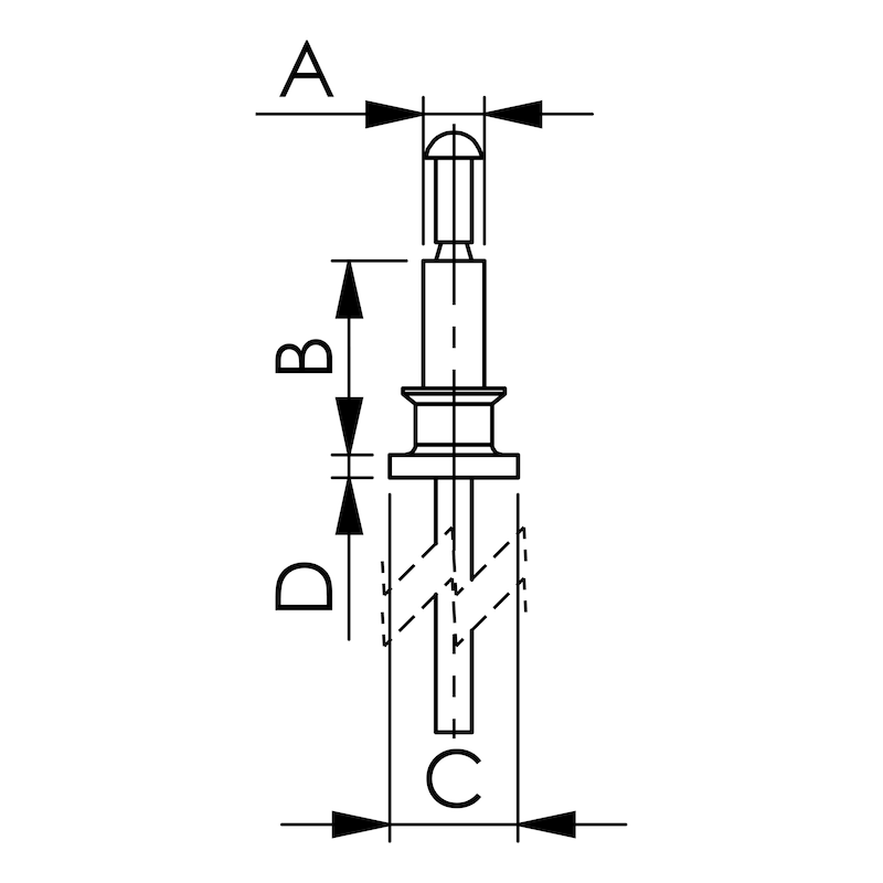 Rivet aveugle type S | WURTH