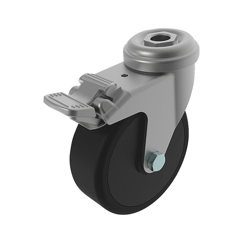 Buy Swivel castor with double lock online