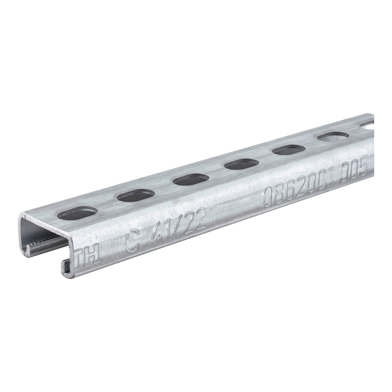 VARIFIX C-montagerail 41/22 staal sendzimir verz.