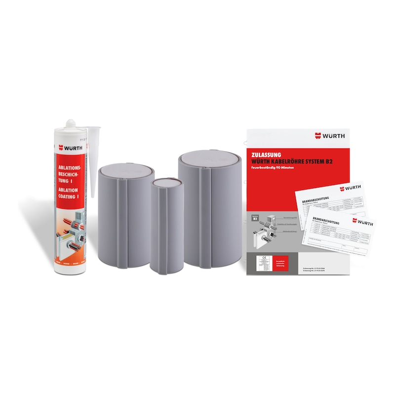 Buy Fire protection cable pipes starter set 8 pcs online | WÜRTH
