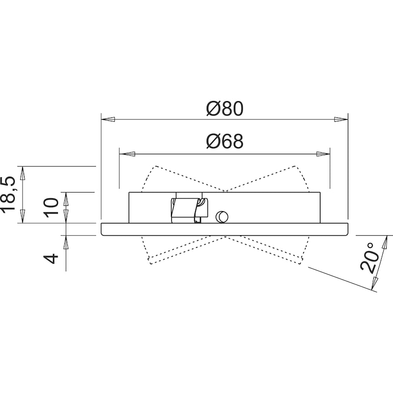 LED-Einbauleuchte EBL-24-21 online kaufen | WÜRTH