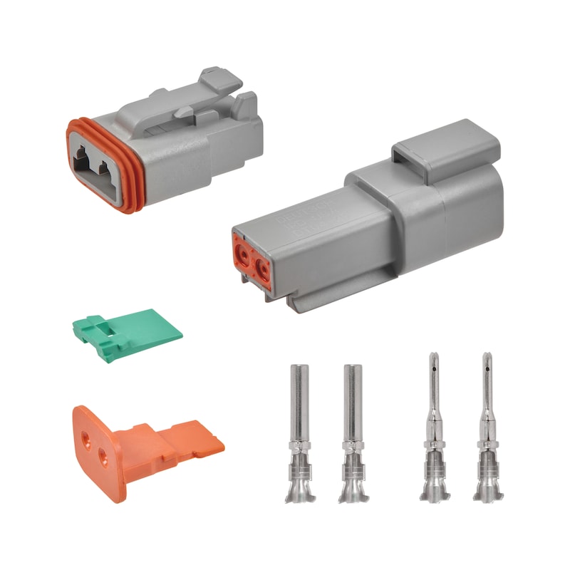 Buy Socket-plug Deutsch DT 2-pin set 8 pcs online