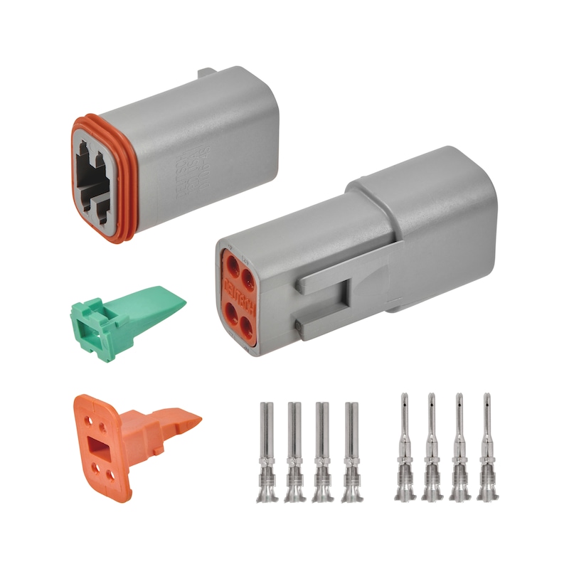 Buy Socket-plug Deutsch DT 4-pin set 12 pcs online