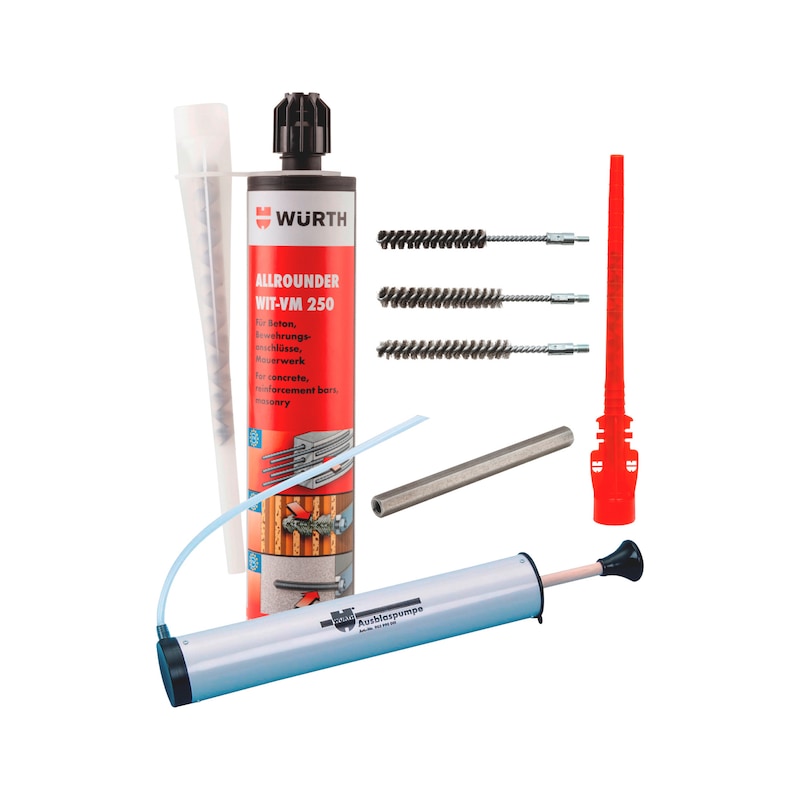 All-rounder injectable mortar WIT-VM 250, 21 pcs