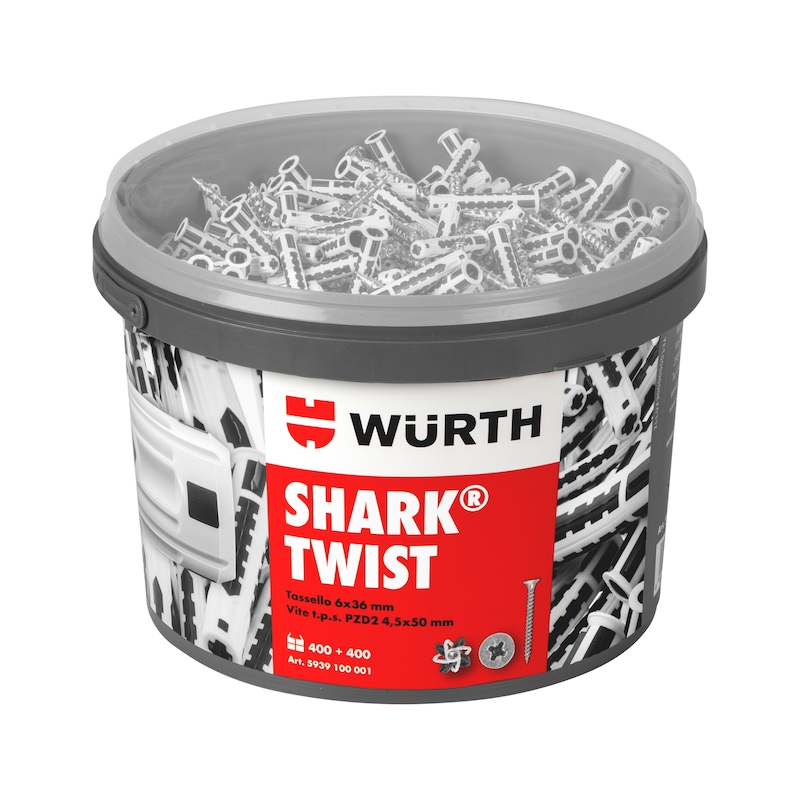 Secchiello Shark TWIST viti TPS acciaio zincato | Würth
