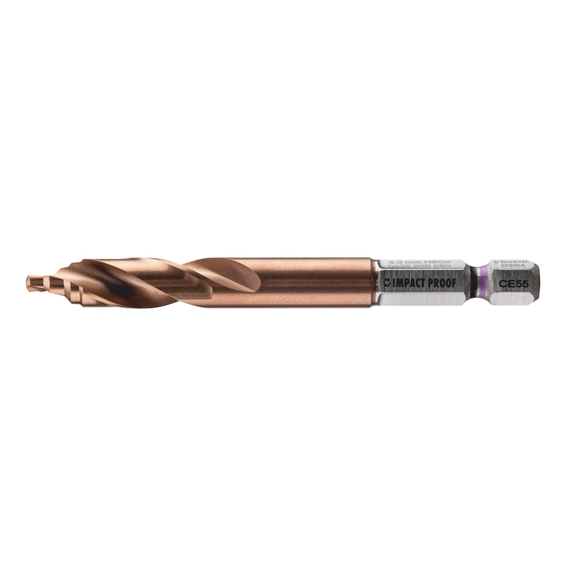 Spiralbohrer Sechskant 8,0 mm x 79 mm, Schaft Ø 1/4 | WÜRTH