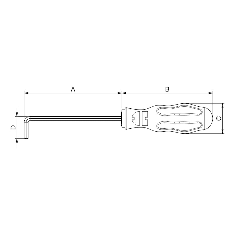 Buy Screwdriver hexagon socket angled online
