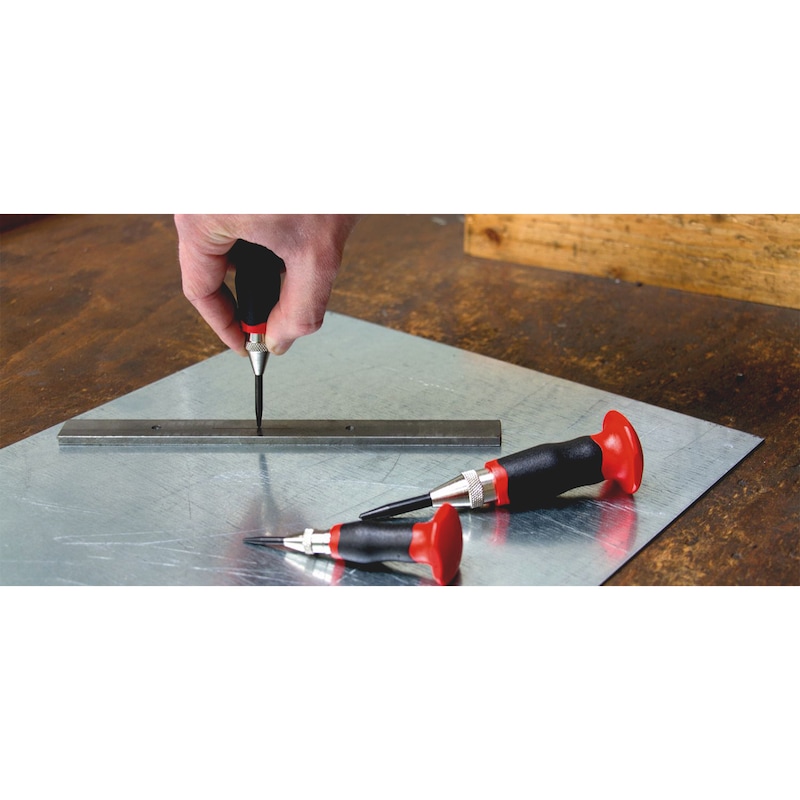 Buy Automatic centre punch with hand protection online