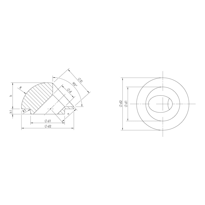 Buy Angled washer 45 degree round hole steel online