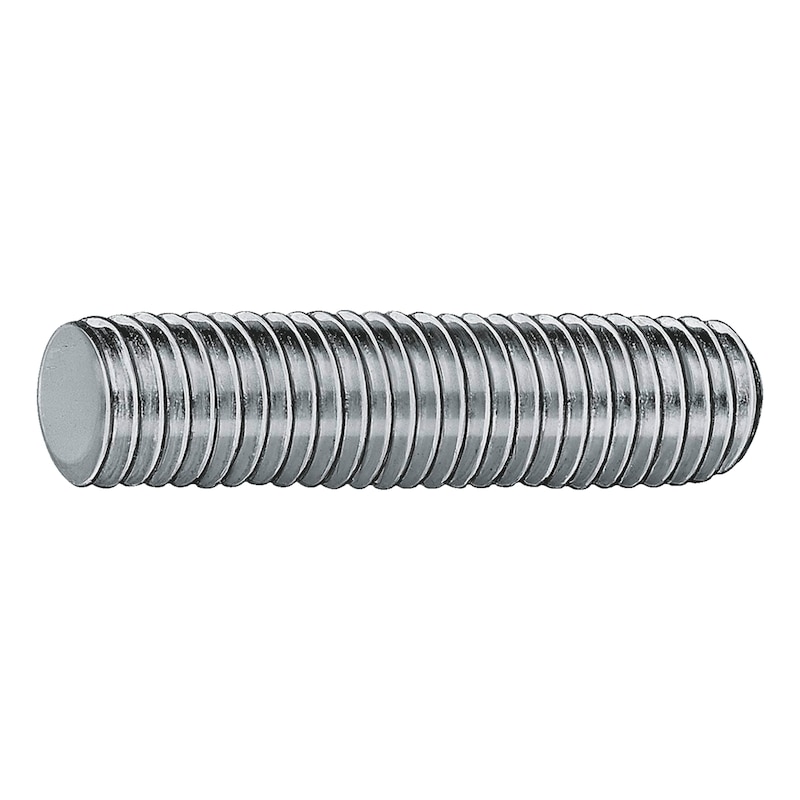Buy Threaded rod, fine thread DIN 976-1, steel 4.8, plain, shape A ...