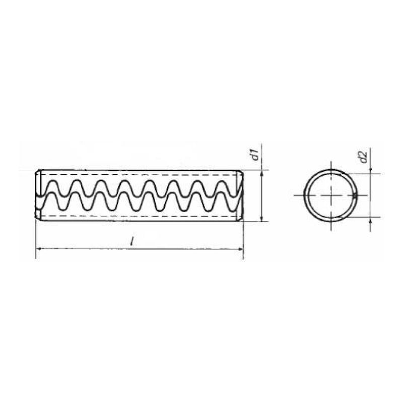 Buy Lightweight clamping pin Type LG, plain spring steel (46354 12) | WÜRTH