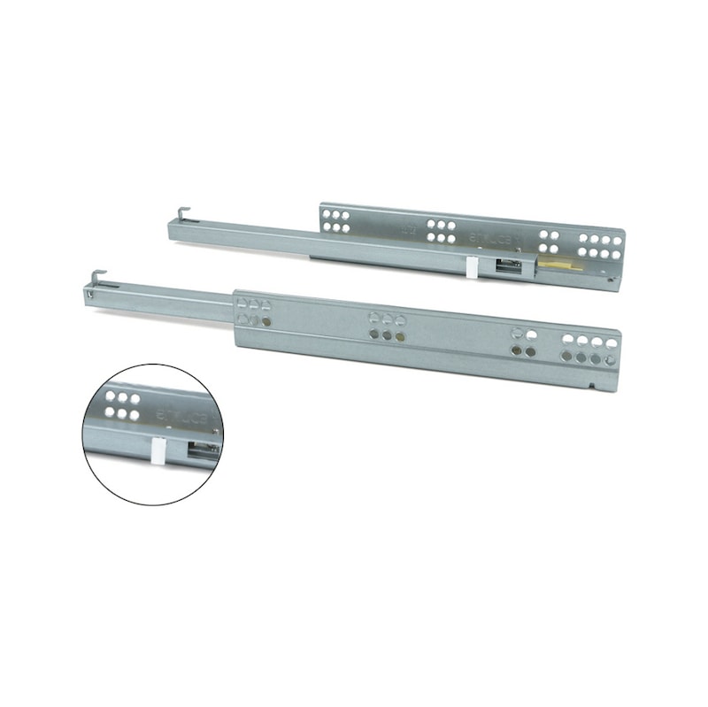 Buy Drawer guide Soft-close runner Emuca GUIA SILVER online