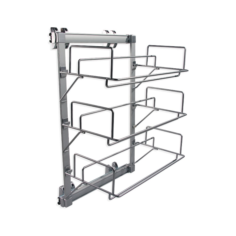 Buy Hanging shoe rack, lateral pull-out, Emuca online