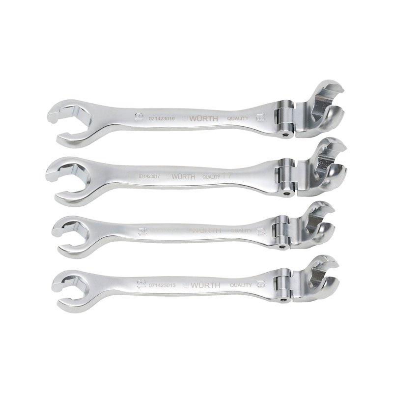 Buy Open double end flare-nut wrench set, 4 pcs, joint online